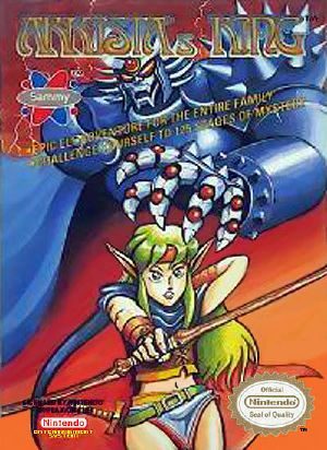 Arkista's Ring NES Front cover