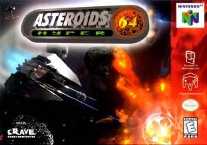 Asteroids Hyper 64 N64 Front cover