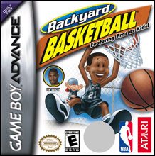 Backyard Basketball GBA Front cover