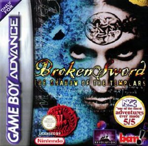 Broken Sword: The Shadow of the Templars GBA Front cover