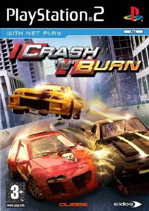 Crash 'N' Burn PS2 Front cover