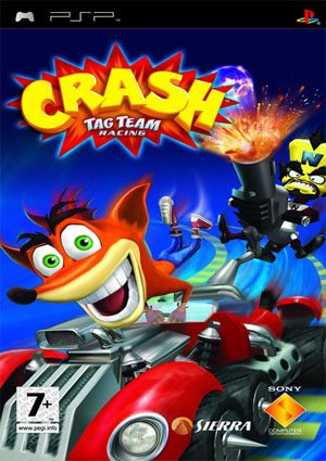 Crash Tag Team Racing PSP Front cover