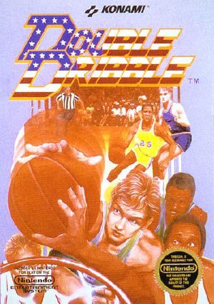 Double Dribble NES Front cover