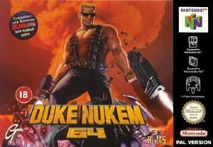 Duke Nukem 64 N64 Front cover