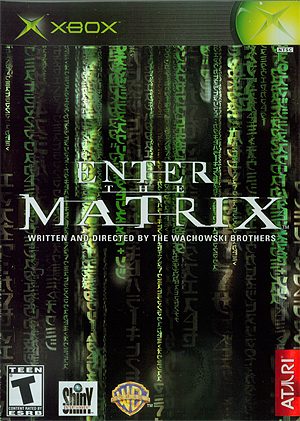 Enter The Matrix Xbox Front cover
