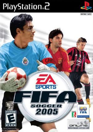 FIFA Soccer 2005 PS2 Front cover