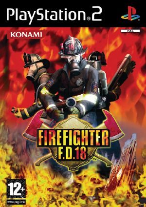 Firefighter F.D. 18 PS2 Front cover
