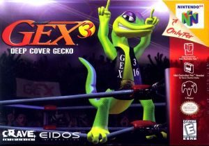 Gex 3: Deep Cover Gecko N64 Front cover