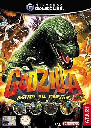 Godzilla: Destroy All Monsters - Melee GC Front cover