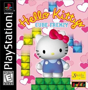 Hello Kitty's Cube Frenzy PSX Front cover