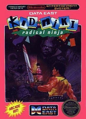 Kid Niki: Radical Ninja NES Front cover