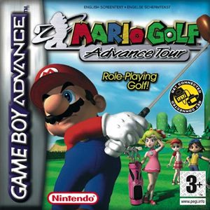 Mario Golf: Advance Tour GBA Front cover