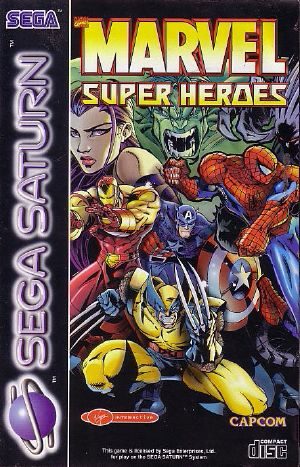 Marvel Super Heroes SATURN Front cover