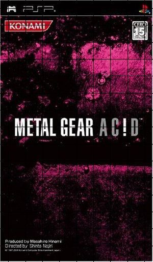Metal Gear Acid PSP Front cover