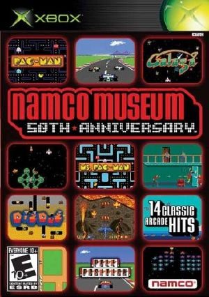 Namco Museum: 50th Anniversary Arcade Collection Xbox Front cover