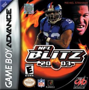 NFL Blitz 20-03 GBA Front cover
