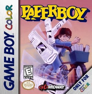Paperboy GBC Front cover