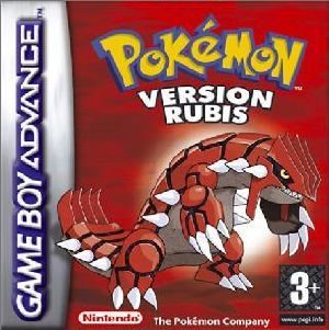 Pokémon Ruby GBA Front cover