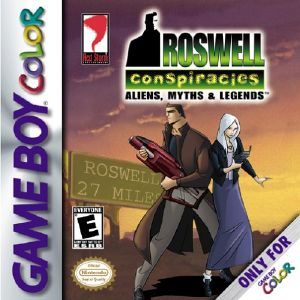 Roswell Conspiracies: Aliens, Myths and Legends GBC Front cover