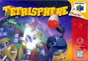 Tetrisphere N64 Front cover
