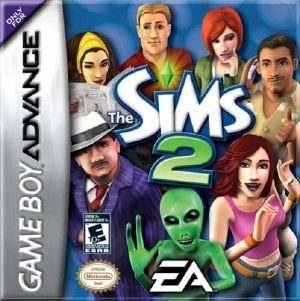 The Sims 2 GBA Front cover