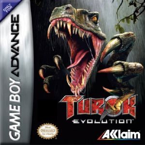 Turok: Evolution GBA Front cover