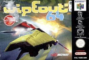 Wipeout 64 N64 Front cover