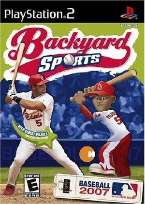 Backyard Baseball 2007 PS2 Front cover