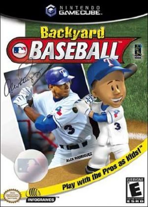 Backyard Baseball GC Front cover