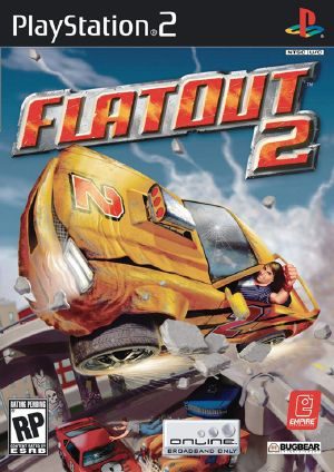 FlatOut 2 PS2 Front cover