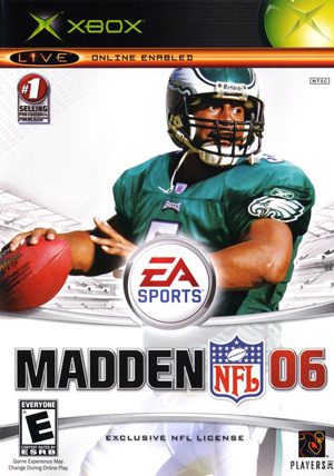 Madden NFL 06 Xbox Front cover