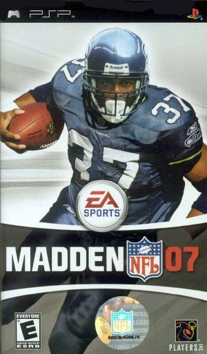 Madden NFL 07 PSP Front cover