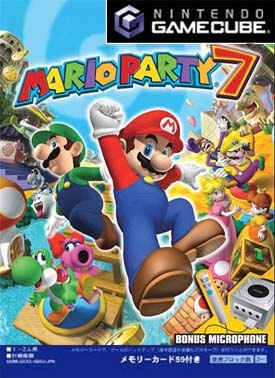 Mario Party 7 GC Front cover