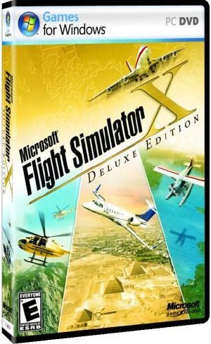 Flight Simulator X PC Front cover