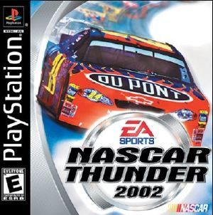 NASCAR Thunder 2002 PSX Front cover