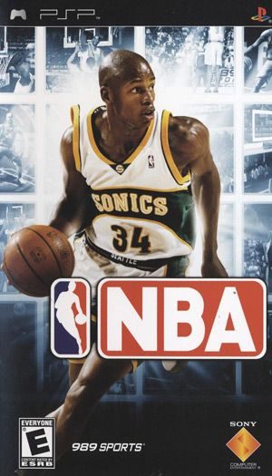 NBA PSP Front cover