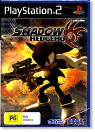 Shadow the Hedgehog PS2 Front cover