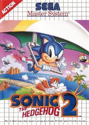 Sonic the Hedgehog 2 SEGAMS Front cover