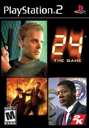 24: The Game PS2 Front cover