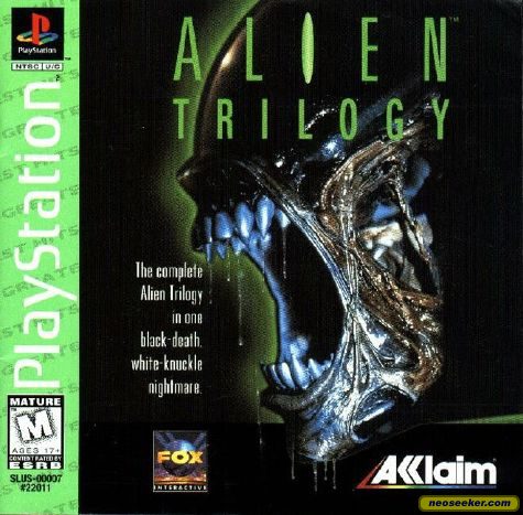 Alien Trilogy PSX Front cover