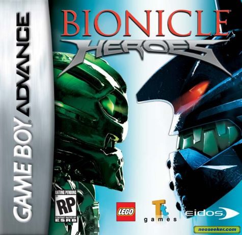 Bionicle Heroes GBA Front cover