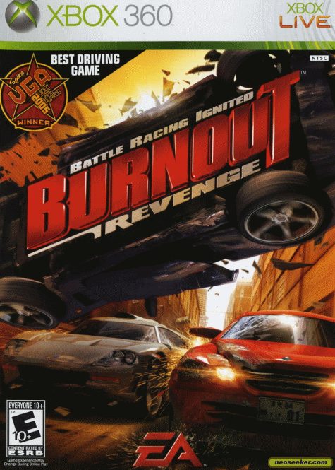 Burnout Revenge XBOX360 Front cover