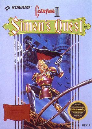 Castlevania II: Simon's Quest NES Front cover