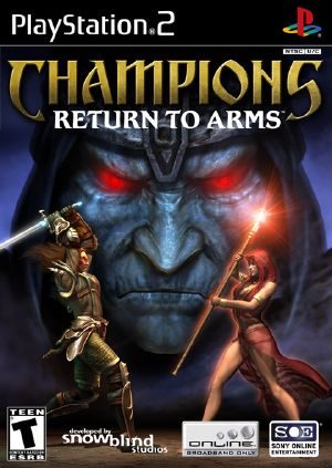 Champions: Return to Arms PS2 Front cover