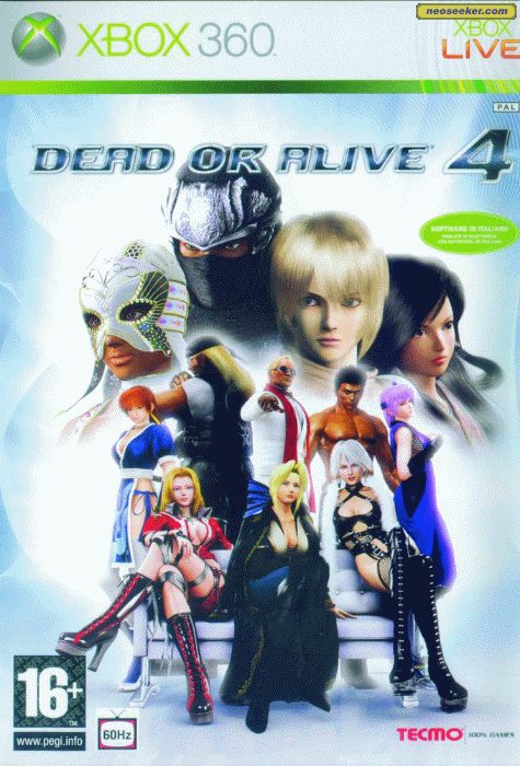Dead or Alive 4 XBOX360 Front cover