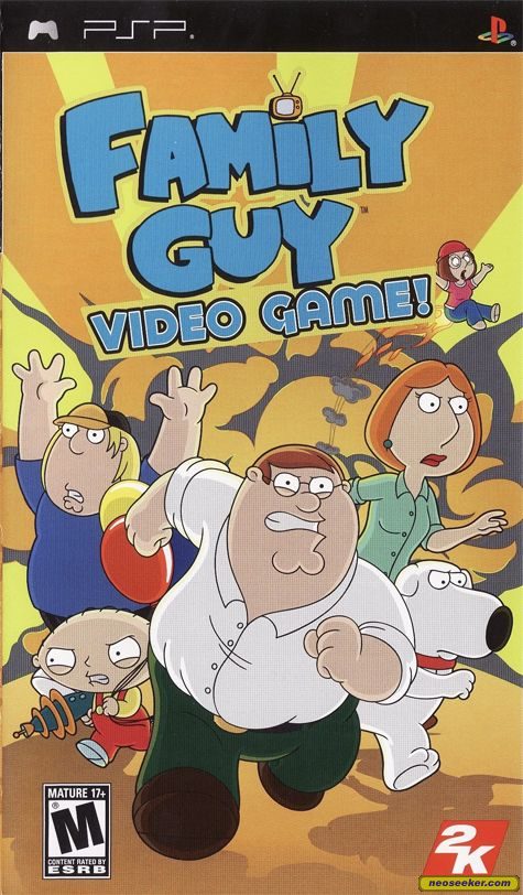 Family Guy PSP Front cover