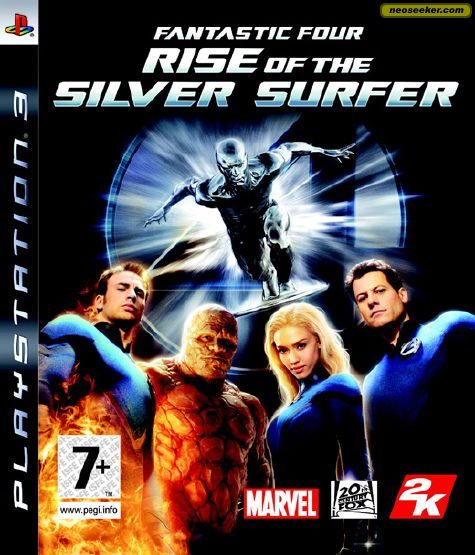 Fantastic 4: Rise of the Silver Surfer PS3 Front cover