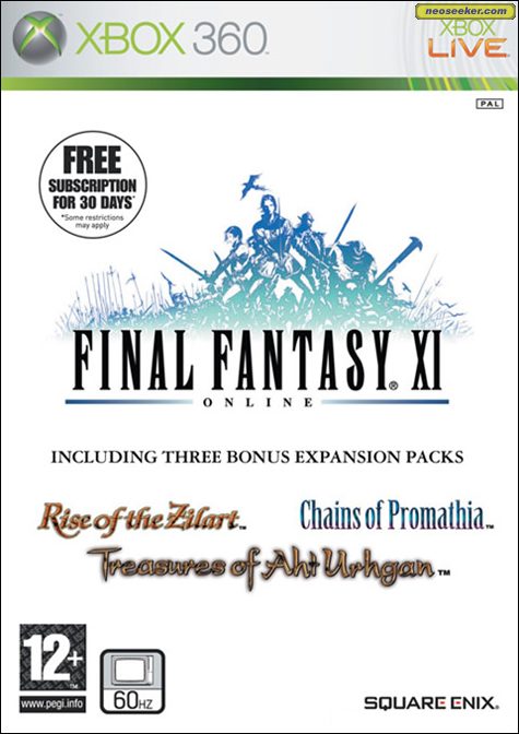 Final Fantasy XI XBOX360 Front cover