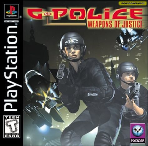 G-Police: Weapons of Justice PSX Front cover