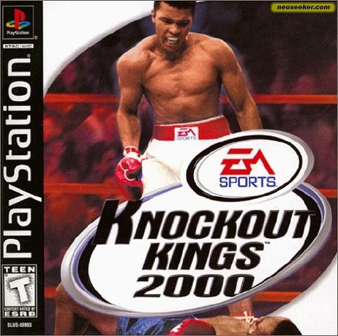 Knockout Kings 2000 PSX Front cover